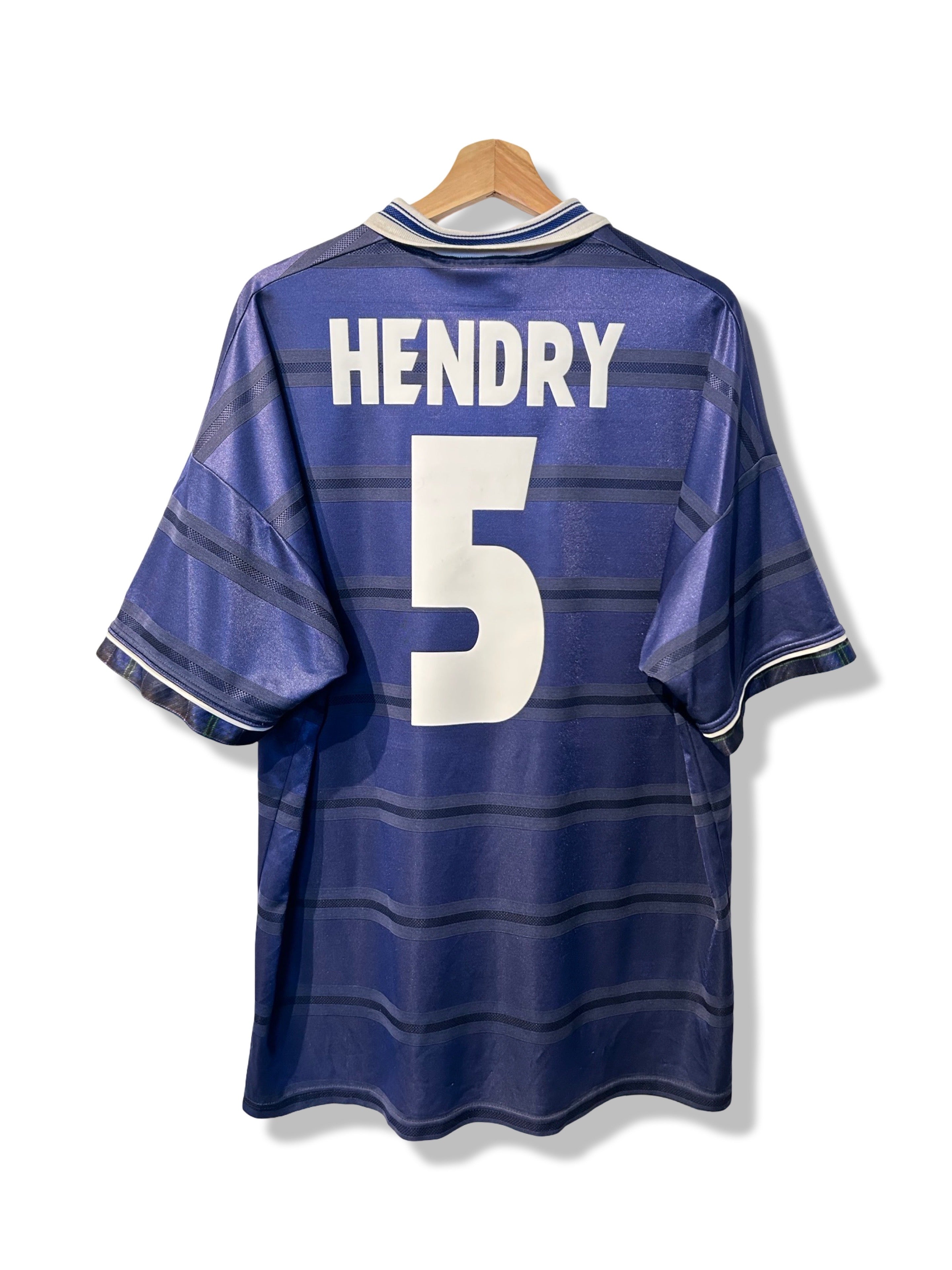 Scotland 1998-00 Home Shirt - Hendry #5 - XXL – Football Heaven